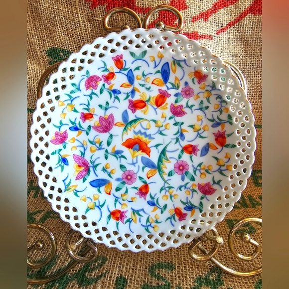 Germany | Dining | German Floral Porcelain China Plate | Poshmark
